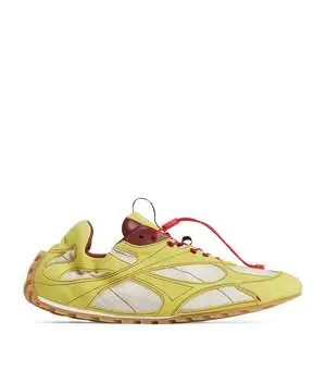 Bottega Veneta Suede-trim Sneakers - Blue
