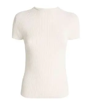 Max & Co. Ribbed Short-sleeve Sweater