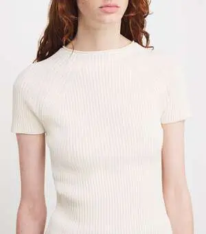 Max & Co. Ribbed Short-sleeve Sweater