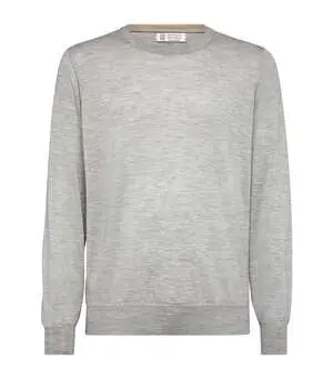 Brunello Cucinelli Cashmere Sweater - Grey