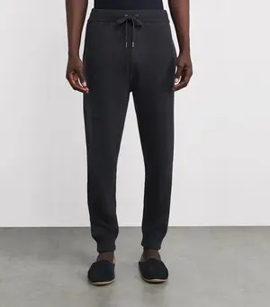 Derek Rose Cashmere Finley Sweatpants - Grey