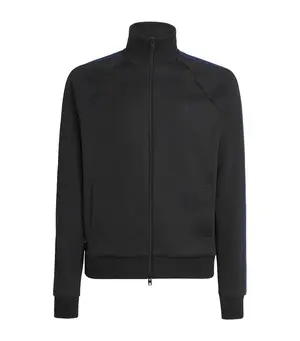 Fred Perry Contrast-tape Track Jacket - Black