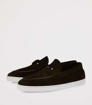 CHRISTIAN LOUBOUTIN Chambeliboat Leather Loafers - Brown