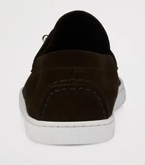 CHRISTIAN LOUBOUTIN Chambeliboat Leather Loafers - Brown