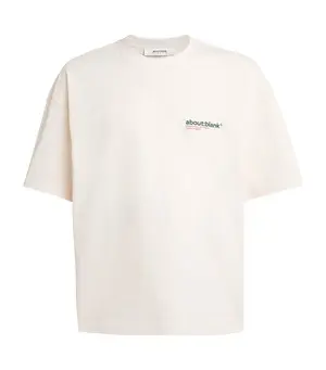 ABOUT:BLANK Cotton Logo T-shirt - White