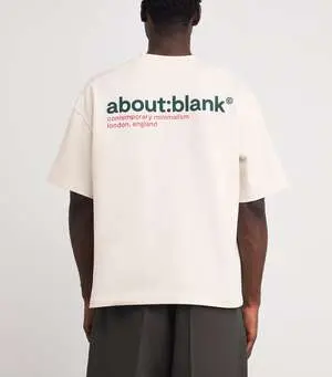 ABOUT:BLANK Cotton Logo T-shirt - White