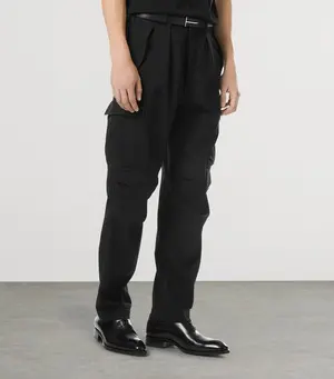 TOM FORD Virgin Wool-blend Cargo Trousers