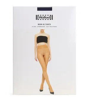 Wolford Neon 40 Tights - Navy