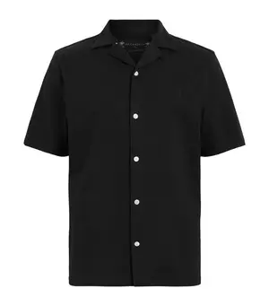 ALLSAINTS Cotton Hudson Shirt - Black