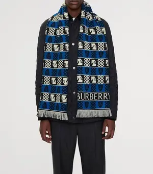 Burberry Wool Fair Isle Scarf