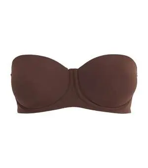 SKIMS Fits Everybody Strapless Bra - Brown