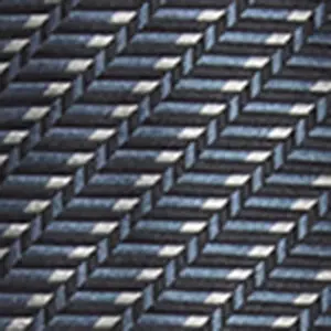 Giorgio Armani Silk Herringbone Tie - Blue