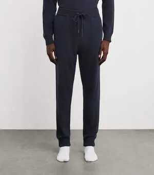 Derek Rose Cashmere Finley Sweatpants - Navy