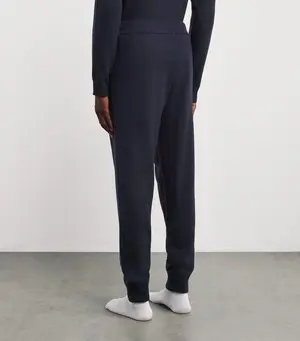 Derek Rose Cashmere Finley Sweatpants - Navy
