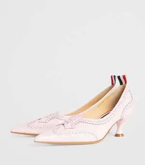 Thom Browne Patent Leather Wingtip Pumps