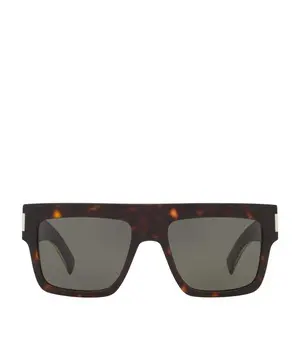 Saint Laurent Acetate Sunglasses - Brown