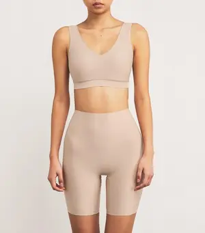 Chantelle Softstretch Mid-thigh Shorts - Beige