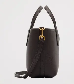 Burberry Mini Leather Bloomsbury Tote Bag - Beige