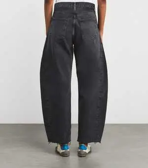 AGOLDE Luna Barrel-leg Jeans - Black