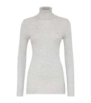 Brunello Cucinelli Grey Cashmere Jumper