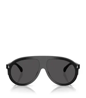 Moncler Acetate Fhaite Me6001 Sunglasses - Black