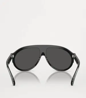 Moncler Acetate Fhaite Me6001 Sunglasses - Black