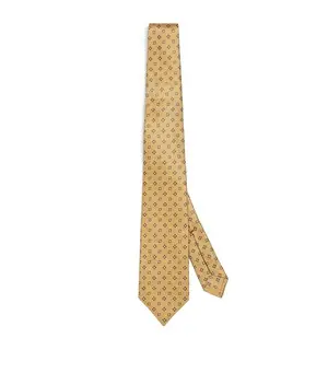 Isaia Standard Neck Tie - Yellow