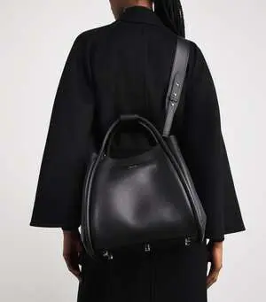 Max Mara Small Leather Top-handle Bag - Black
