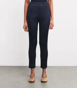 Issey Miyake Pleated Trousers - Navy