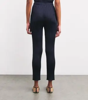 Issey Miyake Pleated Trousers - Navy
