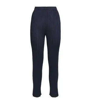 Issey Miyake Pleated Trousers - Navy