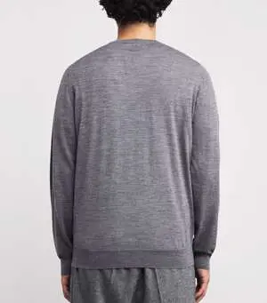 LARDINI Virgin Wool Crew-neck Sweater