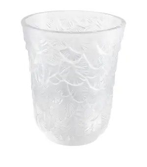 Lalique Crystal Grand-duc Votive - Clear