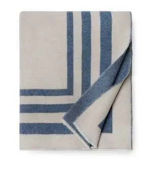 PRATESI Tre Righe Throw - Blue