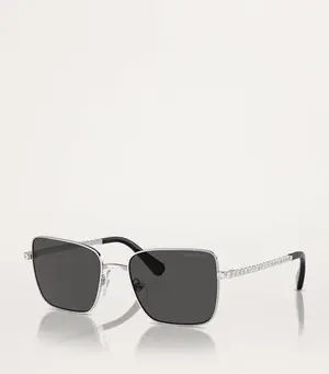 SWAROVSKI Metal Sk7015 Sunglasses - Silver