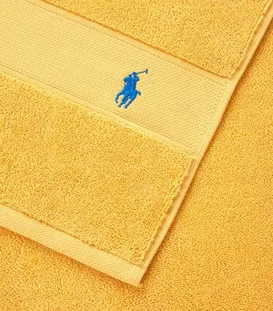 Ralph Lauren Polo Player Guest Towel - Yellow