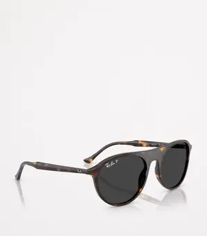 Ray-ban Rounded Square Sunglasses - Brown
