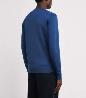 John Smedley Merino Wool Sweater - Blue