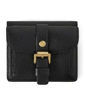 Mulberry Leather Roxanne Wallet - Black