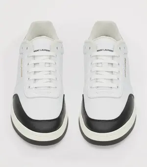 Saint Laurent Leather Sl/61 Low-top Sneakers - White