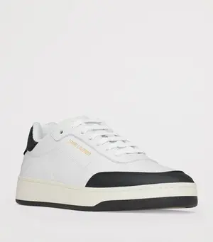 Saint Laurent Leather Sl/61 Low-top Sneakers - White