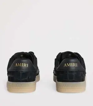 Amiri Pacific Bones Low-top Sneakers - Black