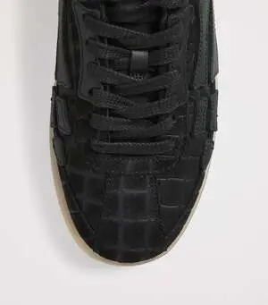 Amiri Pacific Bones Low-top Sneakers - Black