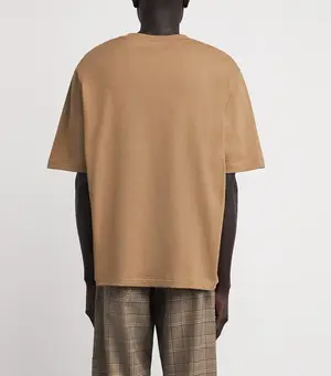 AMI Paris Cotton De Coeur T-shirt - Beige