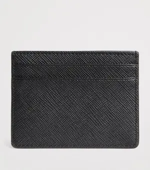 Sandro Leather Card Holder - Black