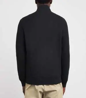 Polo Ralph Lauren Cotton Half-zip Sweater - Black
