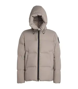 Canada Goose Down Enduraluxe Packable Crofton Puffer Jacket - Beige