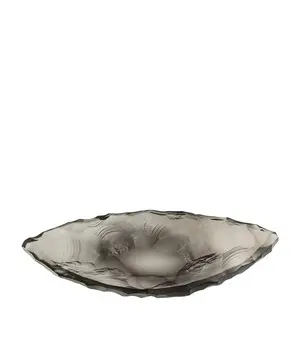 Lalique Medium Crystal Silex Bowl - Grey