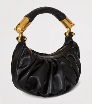 Balmain Ebene Mini Top-handle Bag