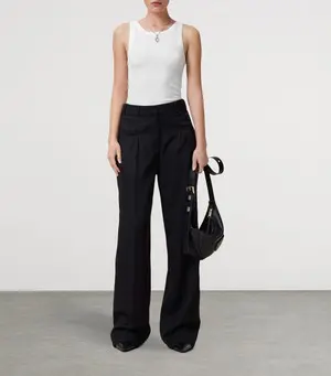 ALLSAINTS Rina Ribbed Tank Top - White